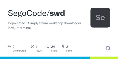 Github Segocode Swd Deprecated Simply Steam Workshop Downloader In Your Terminal