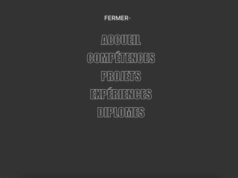 Animated Menu Awwwards