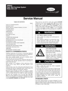Service Manual Carrier Service Manual Carrier Pdf PDF4PRO
