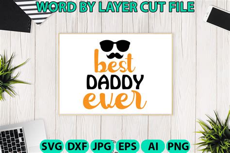 Best Daddy Ever Svg Graphic By Bestgraphic Creative Fabrica