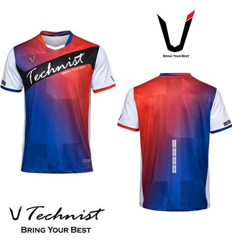 테크니스트 티셔츠 배드민턴 상의 반팔티 레드 블루 23tt 86a59 남성 여성 커플 배드민턴복 티몬