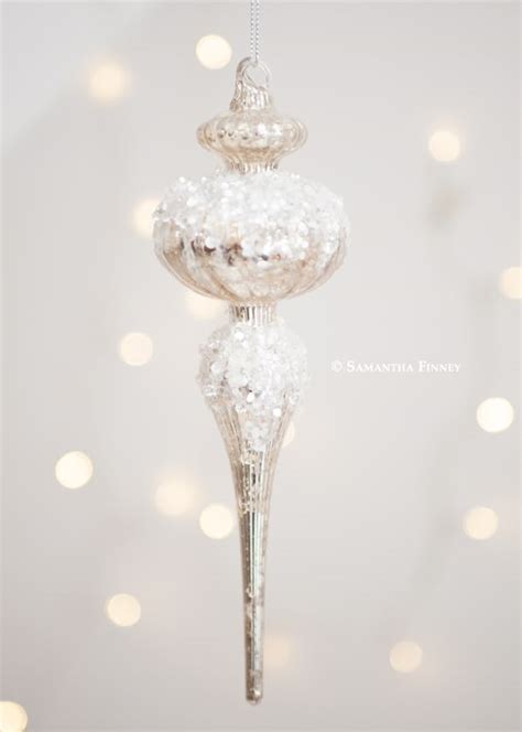 Gold Mercury Glass Christmas Decorations