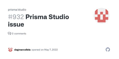 Prisma Studio Issue Issue Prisma Studio GitHub