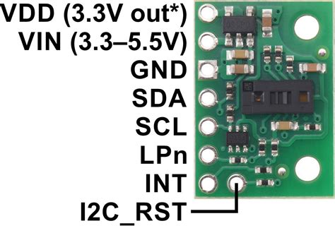 VL L CX Time Of Flight X I C Distance Sensor Cm Pololu Botland Robotic Shop