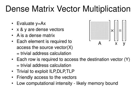 Ppt Tuning Sparse Matrix Vector Multiplication For Multi Core Smps