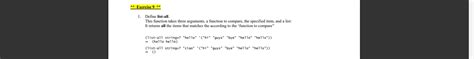 Solved Exercise Evaluated Following Expressions Write Chegg