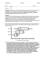 AP Set Solutions AP Statistics AP Set Spring Name Period Points Directions Show