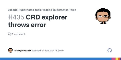 Crd Explorer Throws Error · Issue 435 · Vscode Kubernetes Toolsvscode Kubernetes Tools · Github