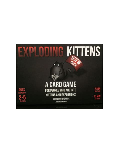Exploding Kittens Nsfw Deck Nl