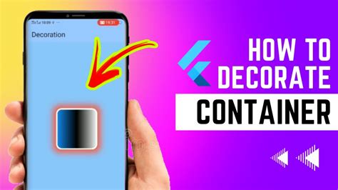 Decoration Of Container In Flutter How To Decorate Container Flutter Tutorials Hindiurdu