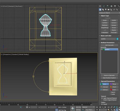 Circular Boolean On Spline With Lathe Modifier Autodesk Community