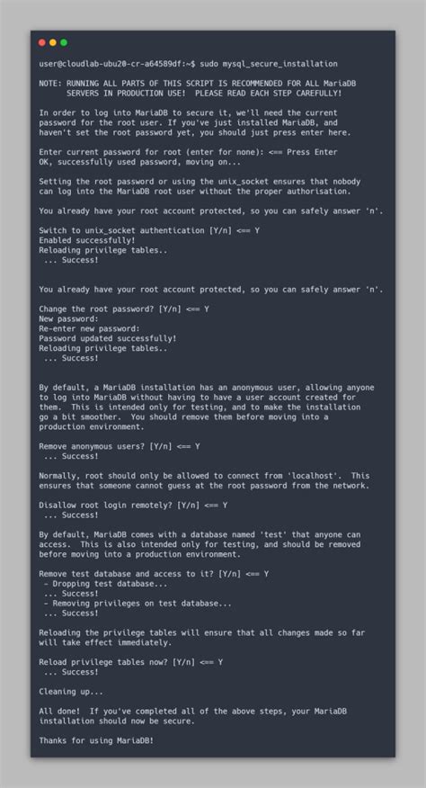 how to install and secure mariadb on ubuntu 18 04 and 20 04