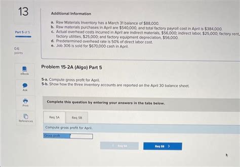 solved required information problem 15 2a algo computing