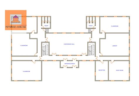 3 Fine School Building Floor Plans