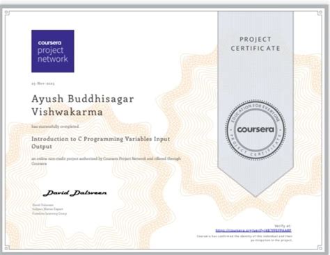 completed c programming variables input output course ayush