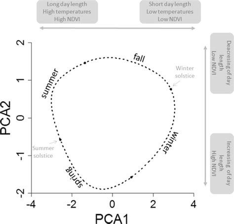 Pca Axis Significations Schematic Representation Of The Two Pca Axes
