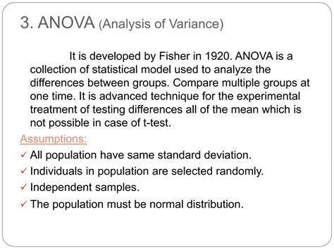 Parametric Statistical Tests Pptx