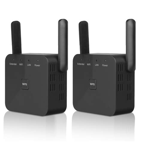 2024 Newest 2 Pack Long Range Wifi Extender Covers 6500 Sq Ft And 45 Devices Internet Signal