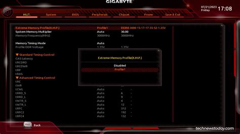 Come Abilitare Xmp Nel Bios Gigabyte All Things Windows