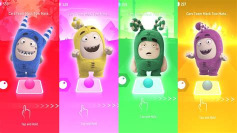 Oddbods Pogo Vs Oddbods Bubbles Vs Oddbods Zee Vs Oddbods Newt Tiles Hop Edm Rush Youtube
