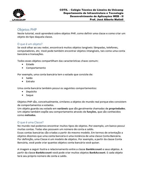 Parte11 Classes E Objetos Pdf Classe Programação De Computadores