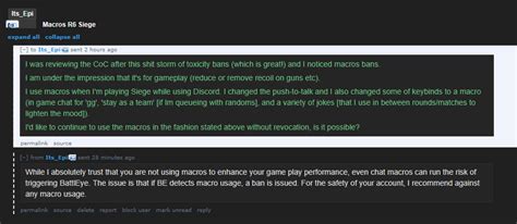 be safe don t use macros r rainbow6