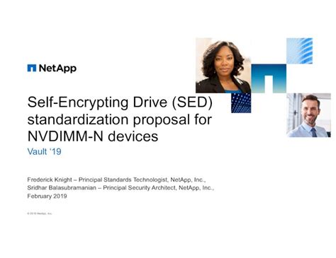 Pdf Self Encrypting Drive Sed Standardization Proposal For