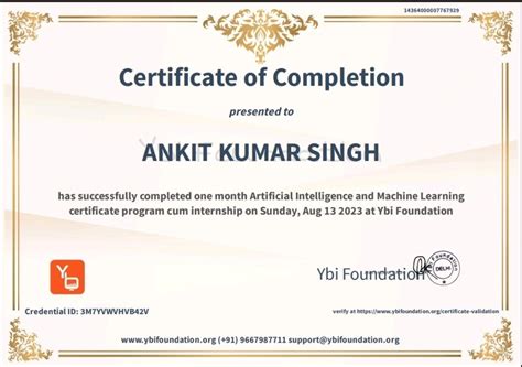 Ankit Kumar Singh On Linkedin Hello Everyone I Have Completed My One