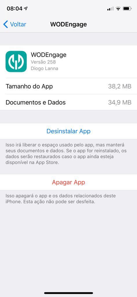 Limpar Dados Do App Base De Conhecimento Wodengage