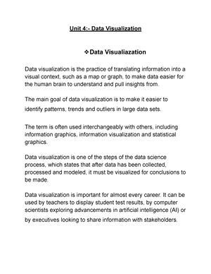 Ai Notes Data Science For Engineers Studocu
