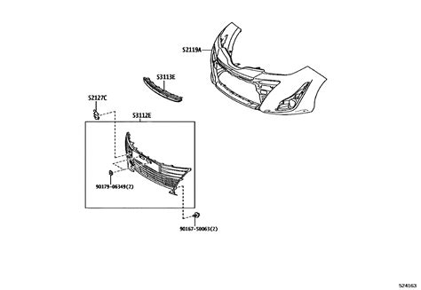 Front Bumper And Bumper Stay For Toyota Vios Nsp150l Genuine Parts