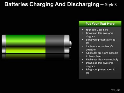 batteries charging style 3 powerpoint presentation slides templates