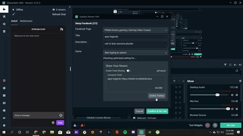 STREAM TO MULTIPLE PLATFORMS FOR FREE Using streamlabs 2020 - YouTube