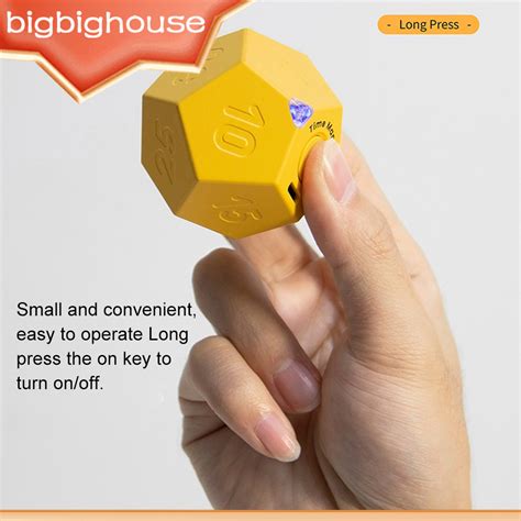 Digital Kitchen Timer Cube ชาร์จ Usb มัลติฟังก์ชั่นขนาดเล็กและสะดวกการจัดการเวลา Pomodoro