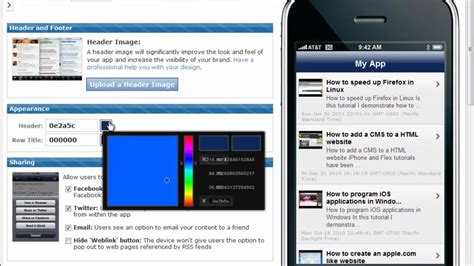 Make A IPhone App For Your YouTube Channel Or Blog YouTube