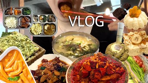 12kg 유지어터 먹방브이로그 결국 한국인은 밥심이었다디저트와 이별 선언 L 마라샹궈신전로제떡볶이돼지튀김칼국수