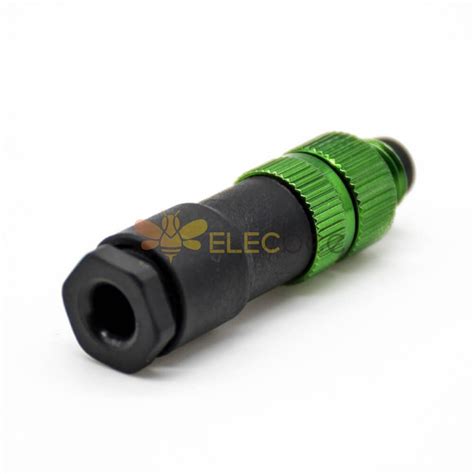 M8 6pin Connector Male Plug Solder Type Female Socket Front Mount