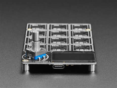 Adafruit MACROPAD RP2040 Bare Bones 3x4 Keys Encoder OLED ID 5100 Adafruit Industries