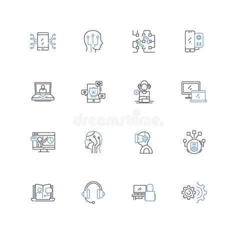 Masterminds Line Icons Collection Strategy Collaboration Innovation Leadership Creative