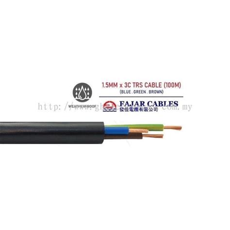 Fajar 3core Trs Cable 100meter 1 5mm And 2 5mm Shopee Malaysia