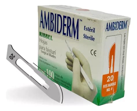 Hoja Para Bisturí Ambiderm 20 Acero Inox 1 Caja Mercadolibre
