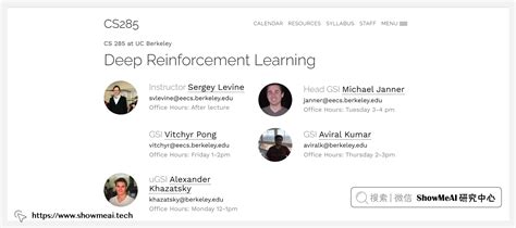 全球名校ai课程库（10） Berkeley伯克利 · 深度强化学习课程『deep Reinforcement Learning