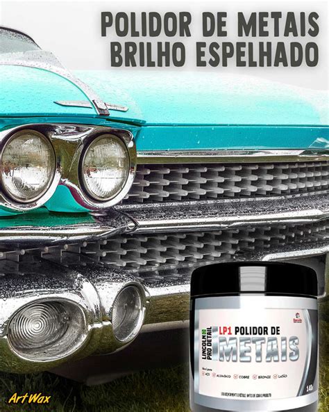 Lincoln Lp1 Polidor De Metais Brilho Espelhado 140g