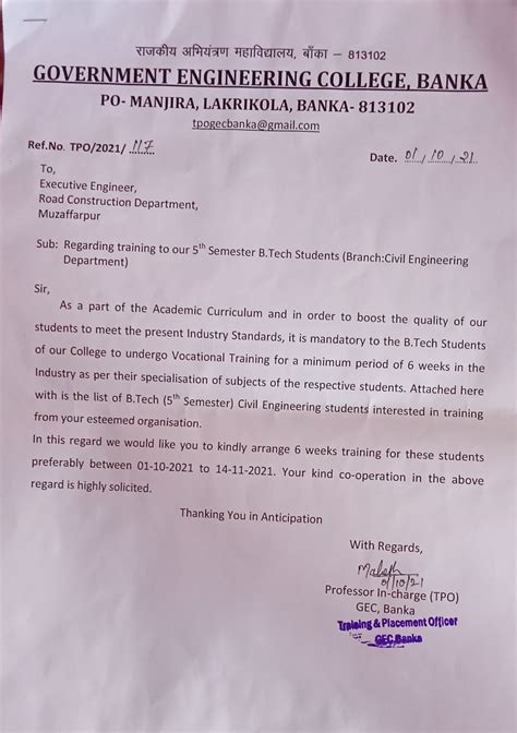 Pankaj Kumar On Linkedin Training Construction Internship Tpo Gecbanka