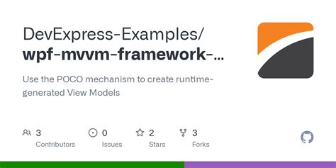 Releases DevExpress Examples Wpf Mvvm Framework Use The Poco Mechanism GitHub