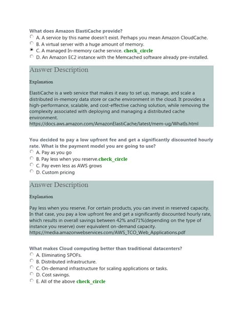Aws Sample Paper 1 Pdf Amazon Web Services Cloud Computing
