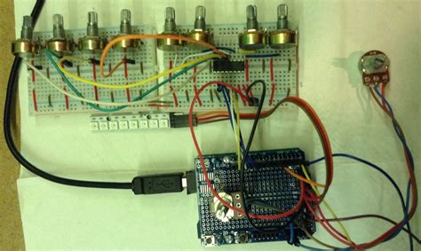 arduino midi led step sequencer with mcp3008 simple diy electronic