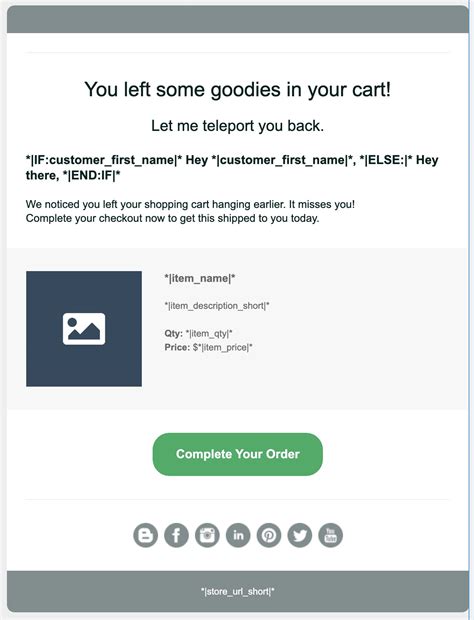 merge variables cartmojo