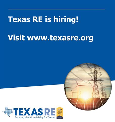 Texas Reliability Entity Inc On Linkedin Texas Re Is Seeking To Hire