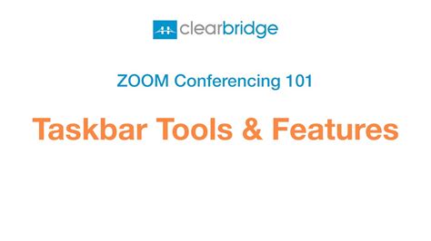 Taskbar Tools And Features YouTube